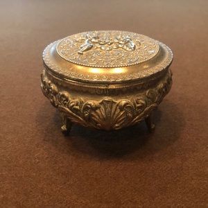Other | Vintage Cherub Trinketjewelry Box | Poshmark